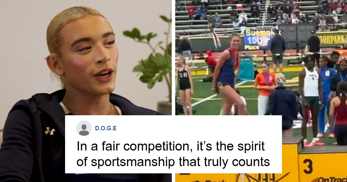 High school girl claims first-place podium spot despite losing to trans ...